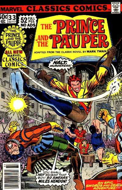 Marvel Classics Comics #33 Published September 1978 | K