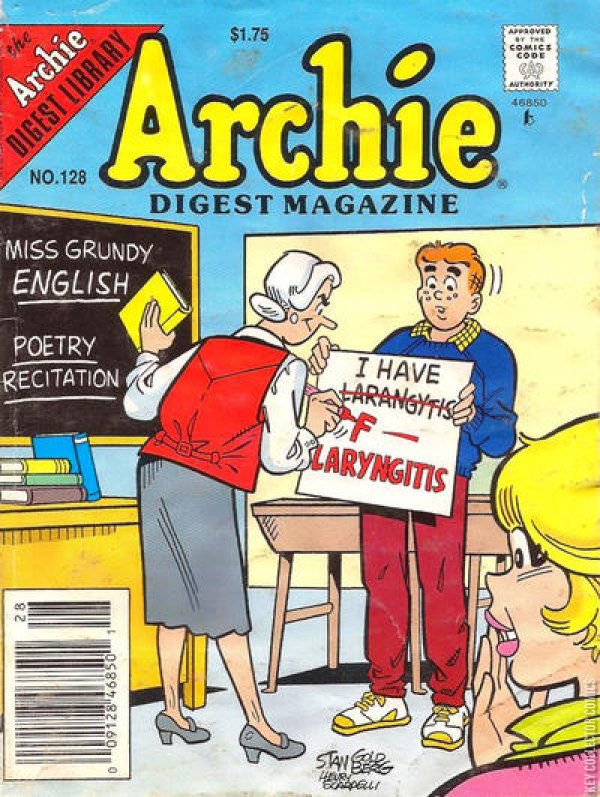 Archie Comics Digest #128 Published June 1994 | Key Col