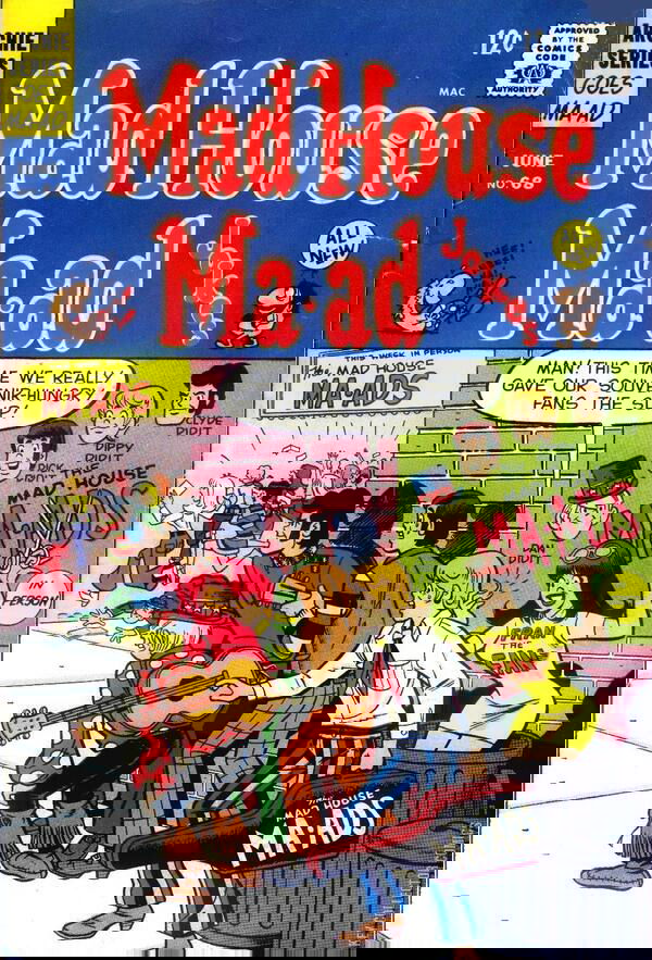 Mad House Ma-ad Jokes #68 Published March 1969 | Key Co