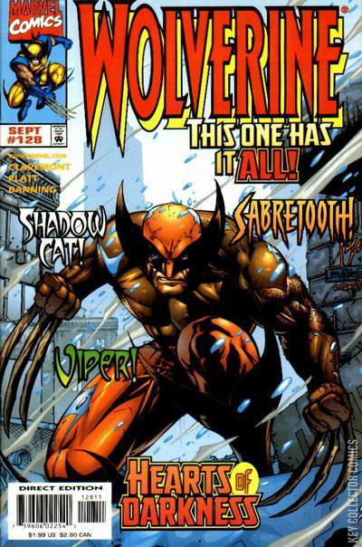 Wolverine #128 Published September 1998 | Key Collector