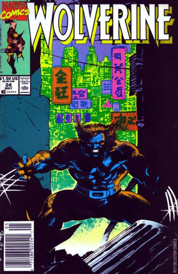 Wolverine #24 Newsstand Published May 1990 | Key Colle