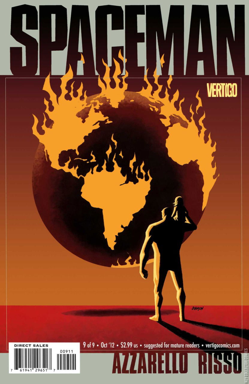 Spaceman #9 Published August 2012 | Key Collector Comics