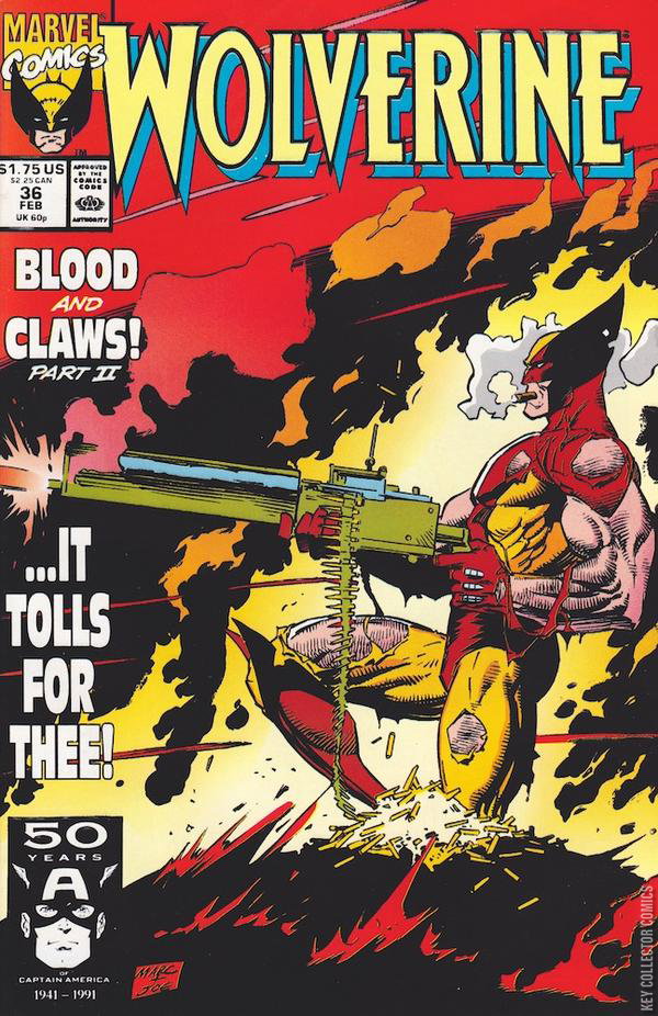 Wolverine #36 Published February 1991 | Key Collector Comics