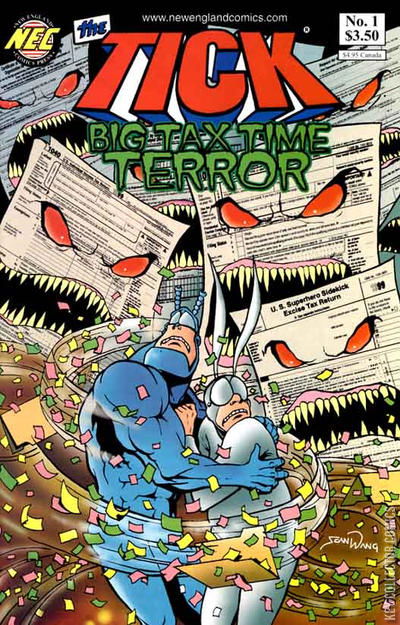 The Tick: Big Tax Time Terror by New England Comics Press | Key ...