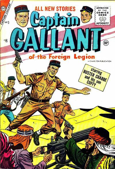 Captain Gallant #3 Published May 1956 | Key Collector Comics