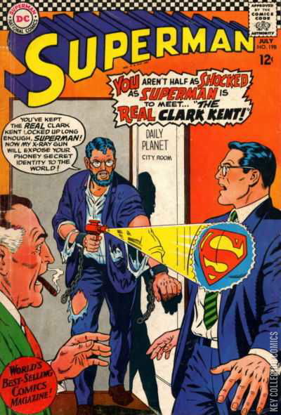 Superman #198 Published May 1967 | Key Collector Comics