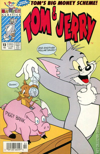 Tom & Jerry #12 Newsstand Published February 1994 | Ke
