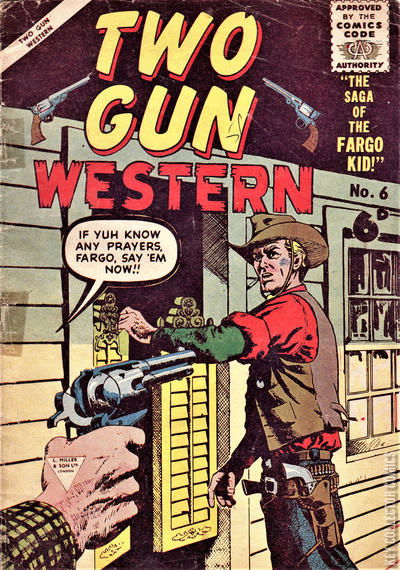Two Gun Western #6 UK Edition Published January 1956