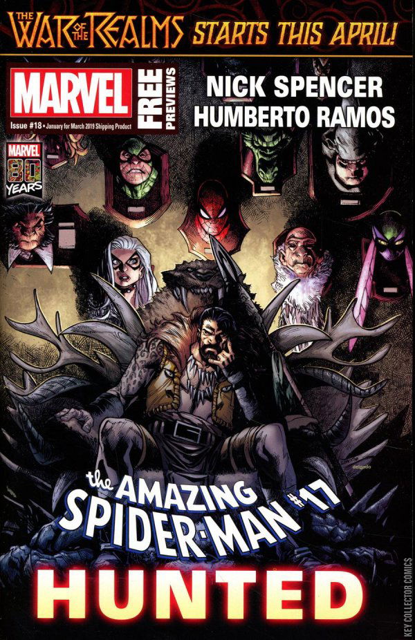Marvel Previews #18 Published January 2019 | Key Collec