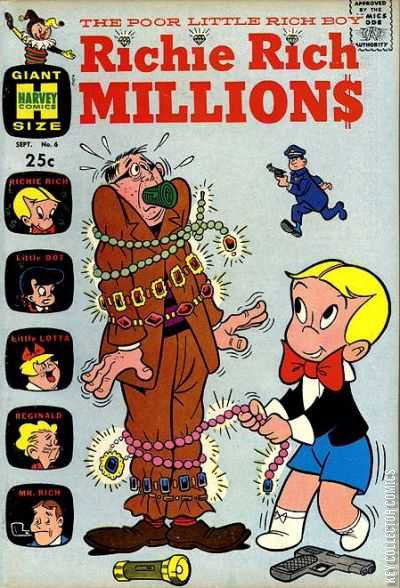 Richie Rich Millions #6 Published December 1969 | Key C