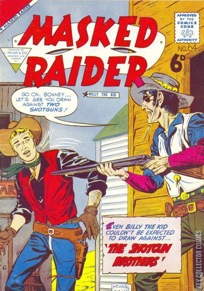Masked Raider #64 UK Edition Published January 1960