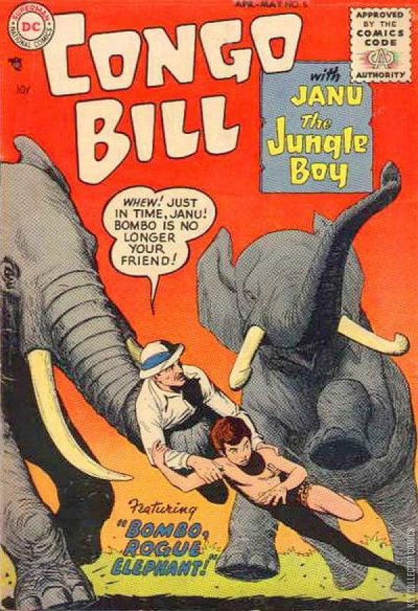 Congo Bill #5 Published April 1955 | Key Collector Comics