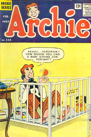 Archie Comics #134 Published November 1962 | Key Collec