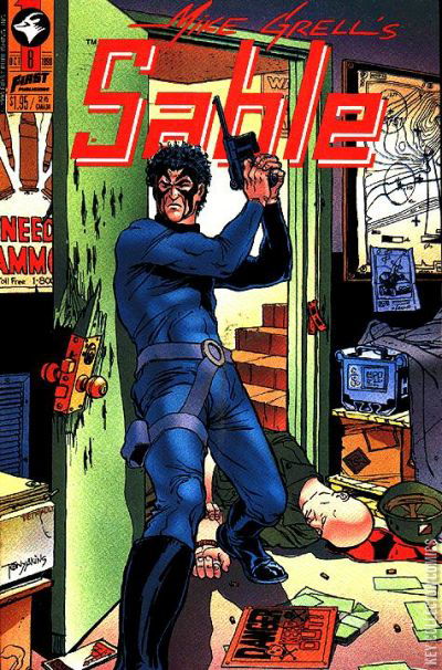Mike Grell's Sable #8 Published October 1990 | Key Coll