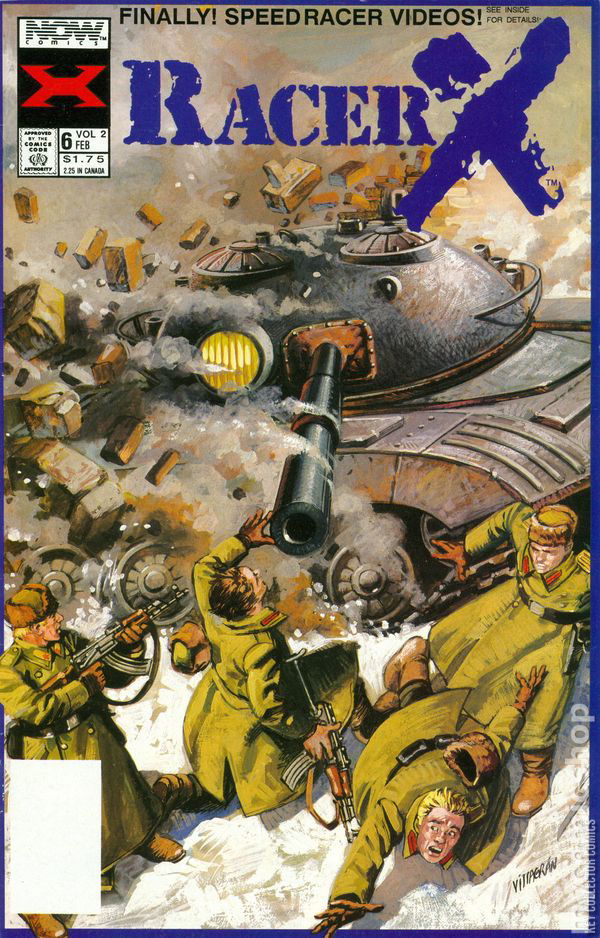 Racer X #6 Published February 1990 | Key Collector Comics