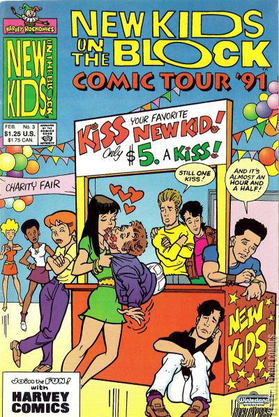 New Kids On The Block Comic Tour #3 Published February