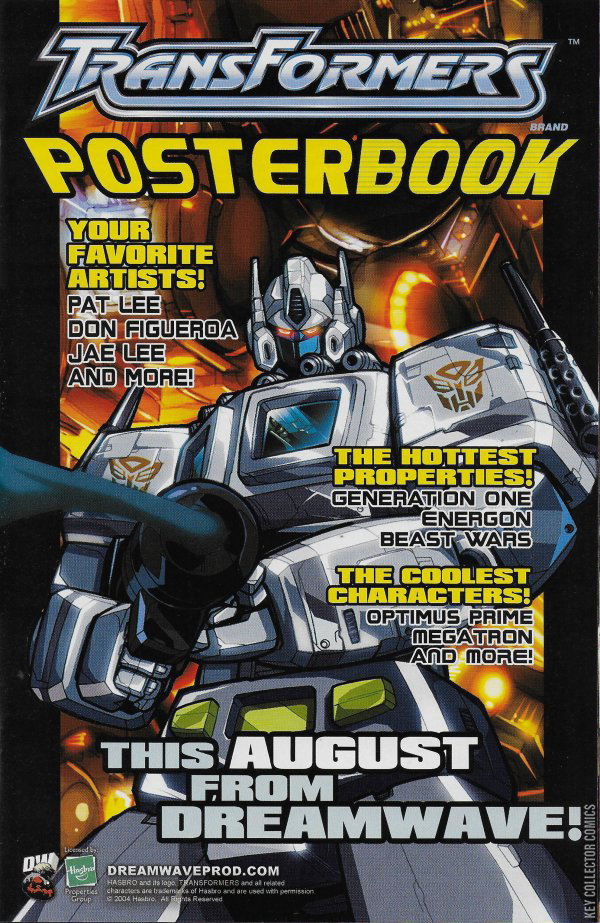 Transformers Poster Book by Dreamwave | Key Collector Comics