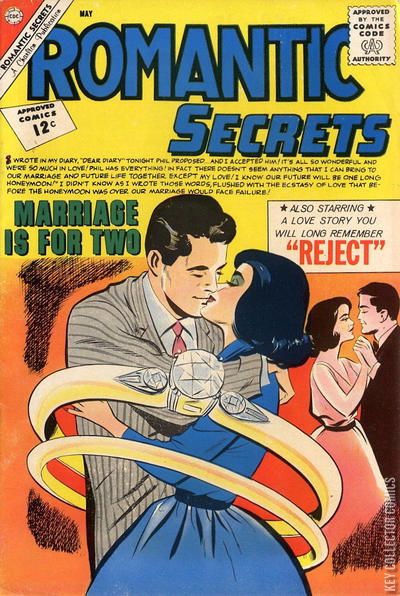 Romantic Secrets #38 Published May 1962 | Key Collector