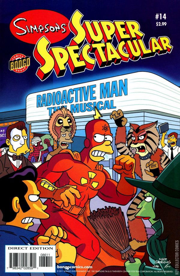 Simpsons Super Spectacular #14 Published December 2011