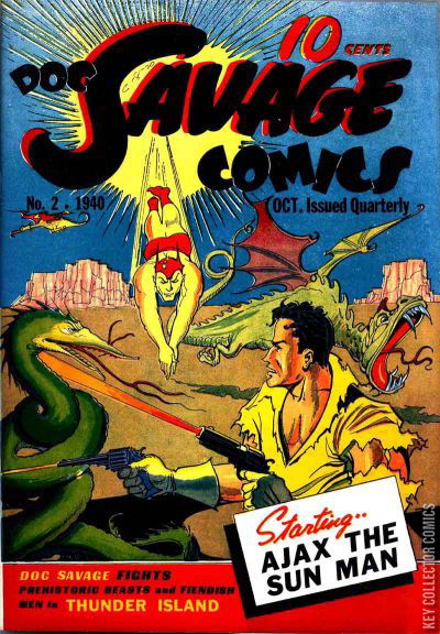 Doc Savage Comics #2 Published October 1940 | Key Colle