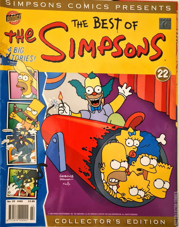 The Best of the Simpsons #22 Published July 2005 | Key