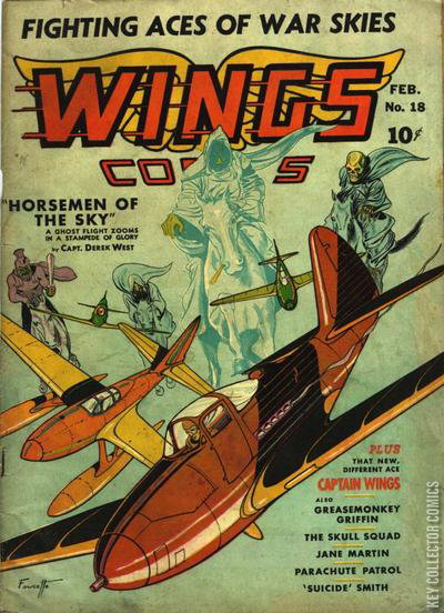 Wings Comics #18 Published February 1942 | Key Collecto