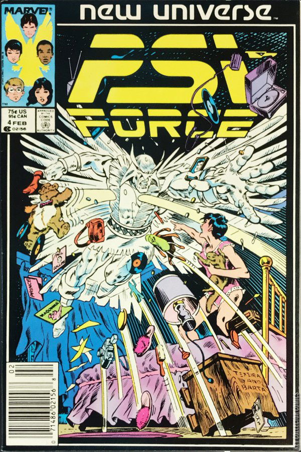 Psi-Force #4 Newsstand Published February 1987 | Key C