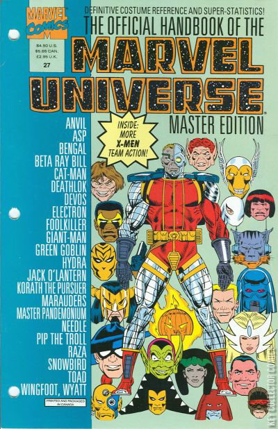 The Official Handbook of the Marvel Universe - Master Editio