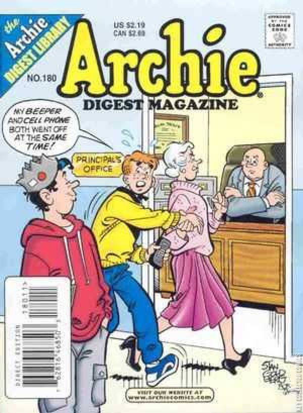 Archie Comics Digest #180 Published June 2001 | Key Col