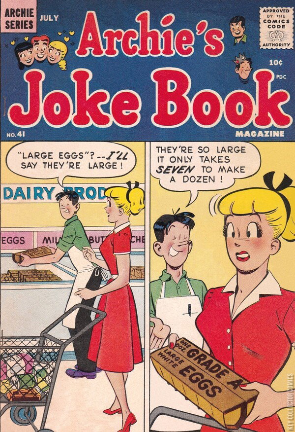 Archie's Joke Book Magazine #41 Published July 1959 | K