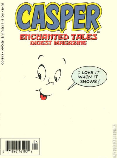 Casper Enchanted Tales Digest #8 Newsstand Published Januar