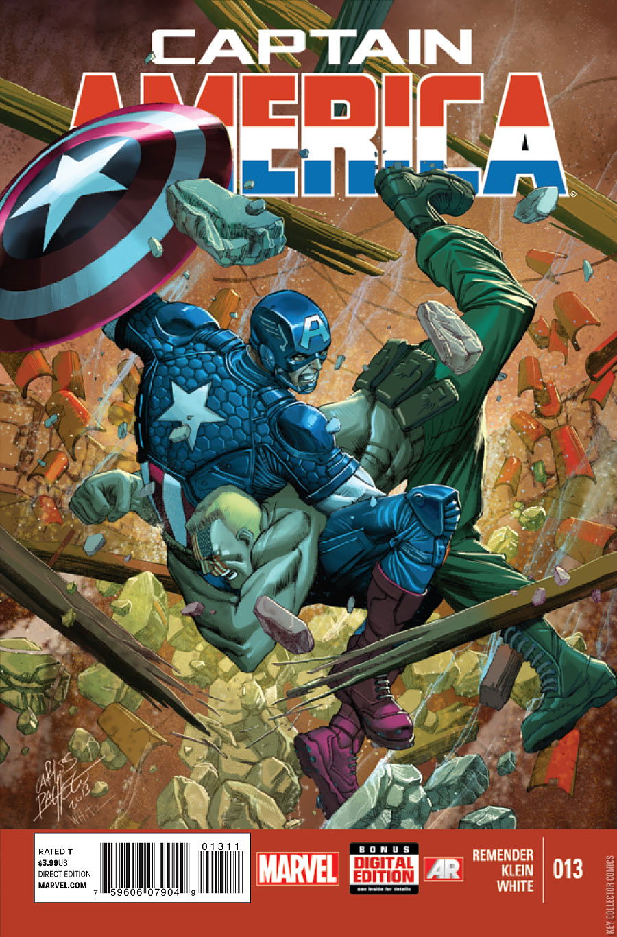 Captain America #13 Published November 2013 | Key Colle
