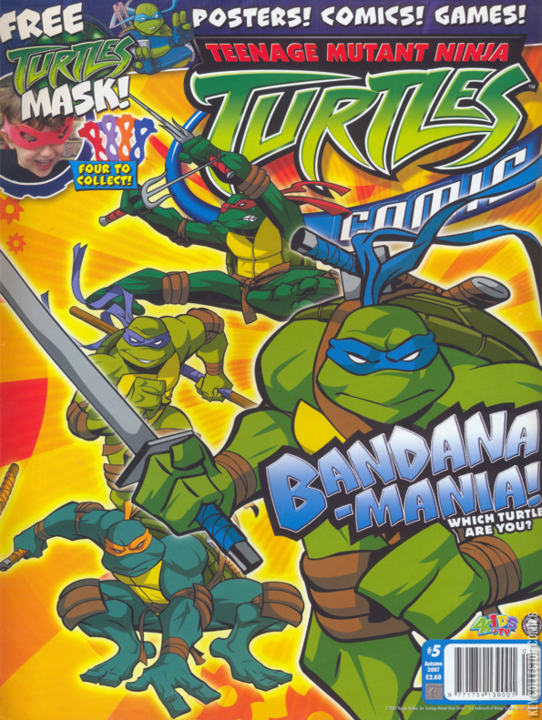 Teenage Mutant Ninja Turtles Comic #5 Published October