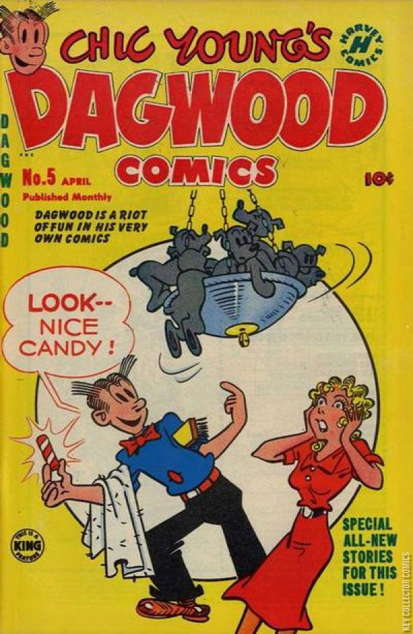 Chic Young's Dagwood Comics #5 Published April 1951 | K