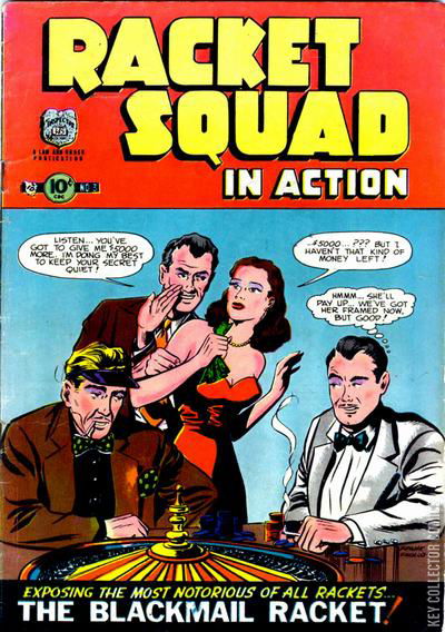 Racket Squad in Action #3 Published October 1952 | Key