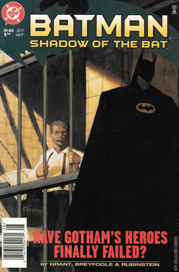 Batman: Shadow of the Bat #65 Newsstand Published August 19