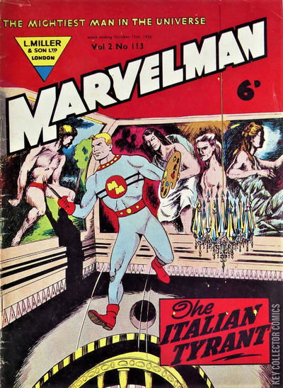 Marvelman #113 UK Edition Published January 1954 | Key