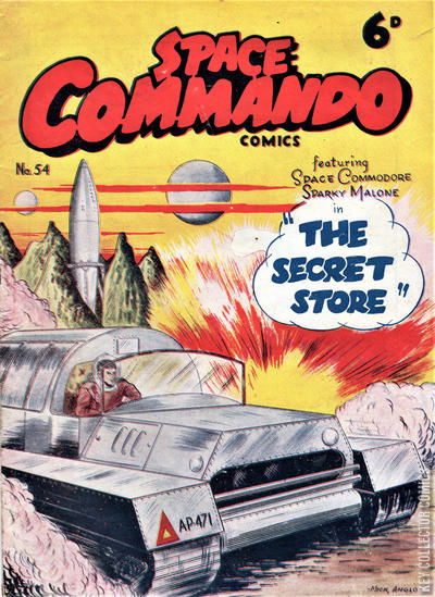 Space Commando Comics #54 UK Edition Published January