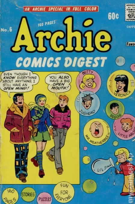 Archie Comics Digest #6 Published June 1974 | Key Colle