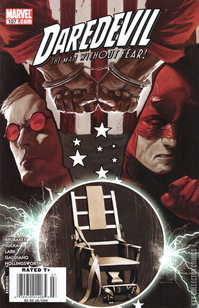 Daredevil #107 Newsstand Published July 2008 | Key Col