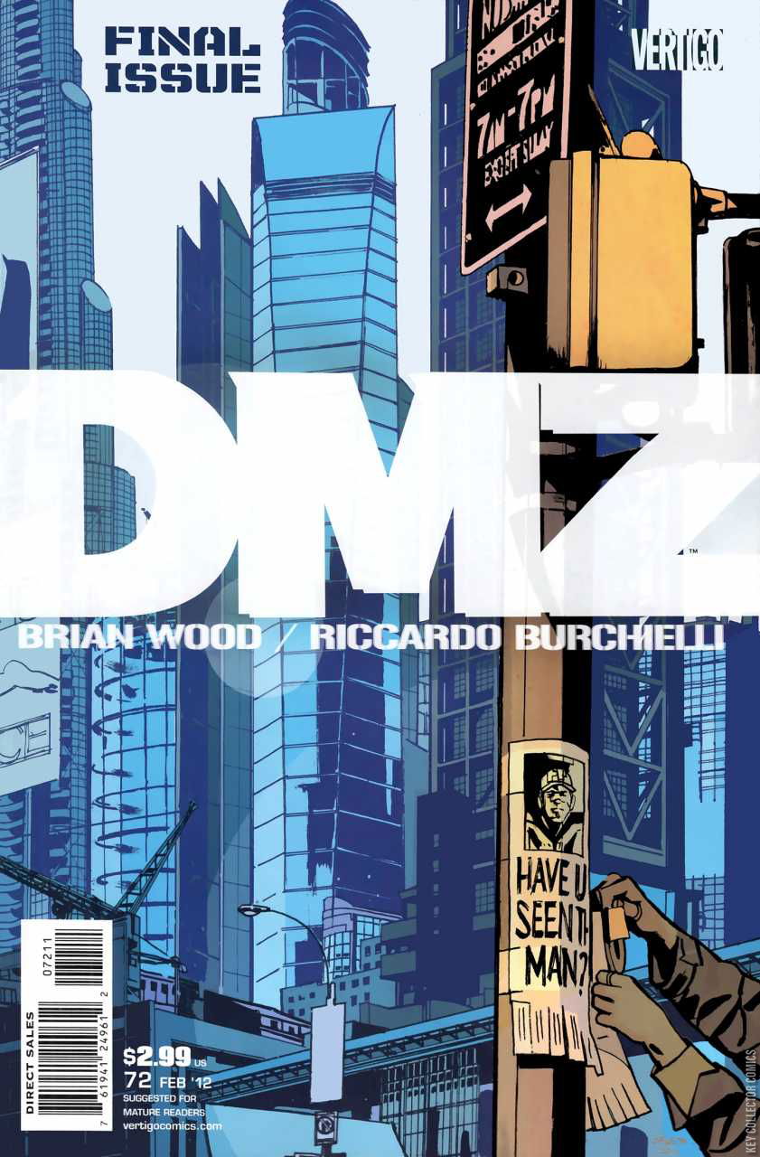 DMZ #72 Published December 2011 | Key Collector Comics