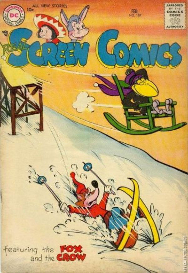 Real Screen Comics #107 Published February 1957 | Key C