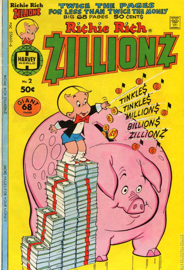 Richie Rich Zillionz #2 Published March 1977 | Key Coll