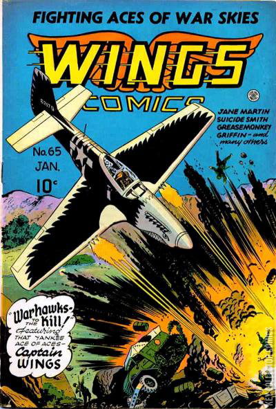 Wings Comics #65 Published January 1946 | Key Collector