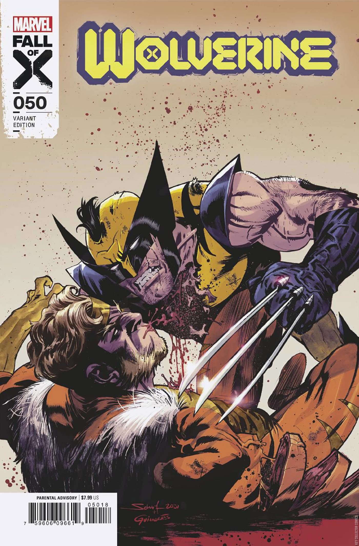 Wolverine #50 1:25 Published May 2024 | Key Collector