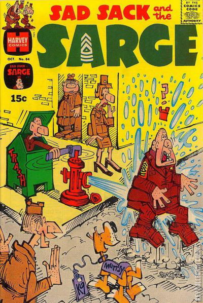 Sad Sack & the Sarge #84 Published January 1957 | Key C