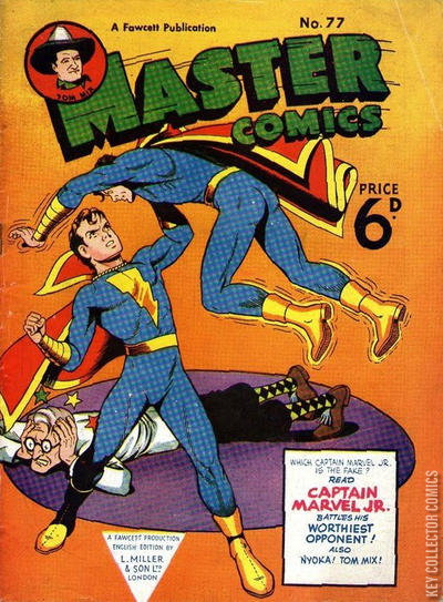 Master Comics #77 UK Edition Published January 1950