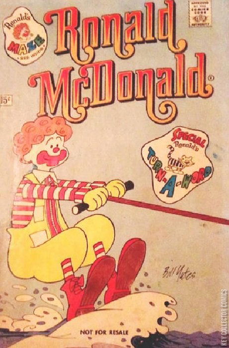 Ronald McDonald #2 Published January 1971 | Key Collect