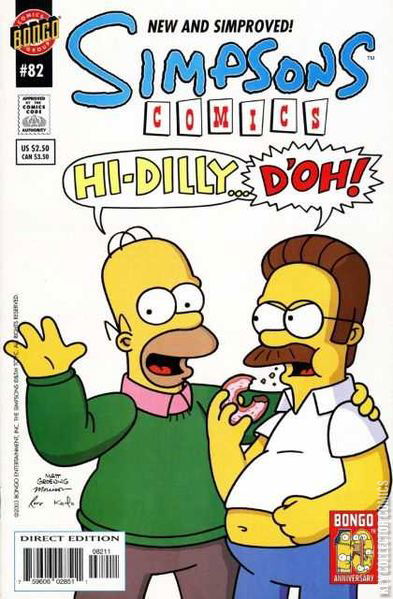 Simpsons Comics #82 Published May 2003 | Key Collector