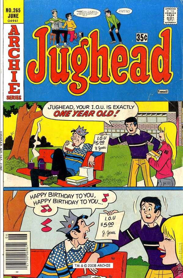 Archie's Pal Jughead #265 Published June 1977 | Key Col